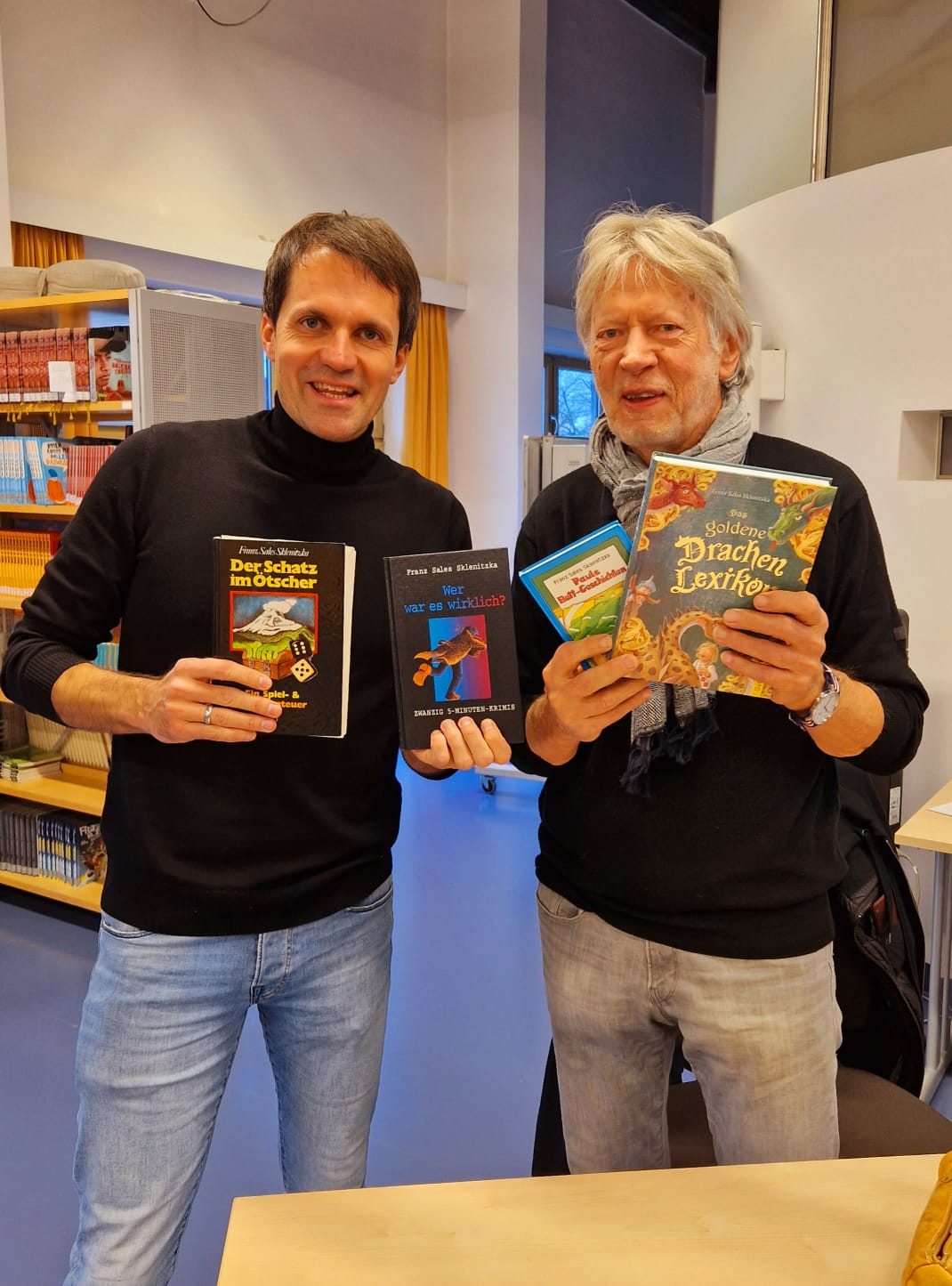 Lesung mit dem "Drachologen" Franz S. Sklenitzka - Mittelschule Ried ...